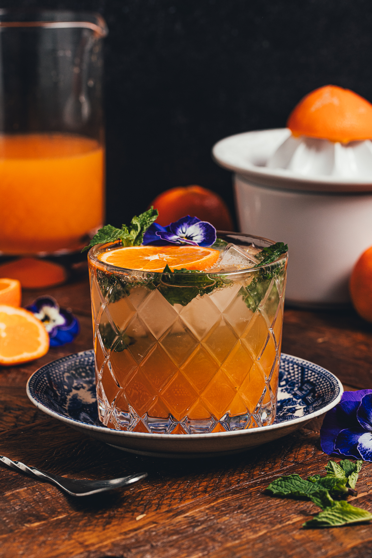 Mandarin Mocktail with Mint and Honey | sweet miscellany