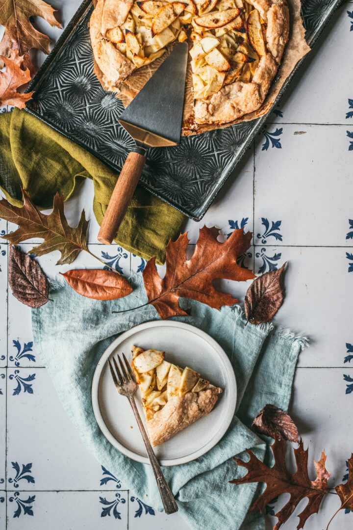 Vegan Gluten-Free Chamomile Apple Galette | sweet miscellany